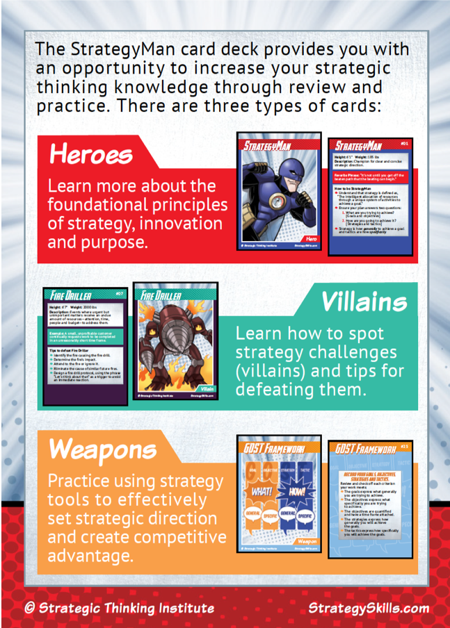 StrategyMan Training Cards – Strategic Thinking Institute Online Store